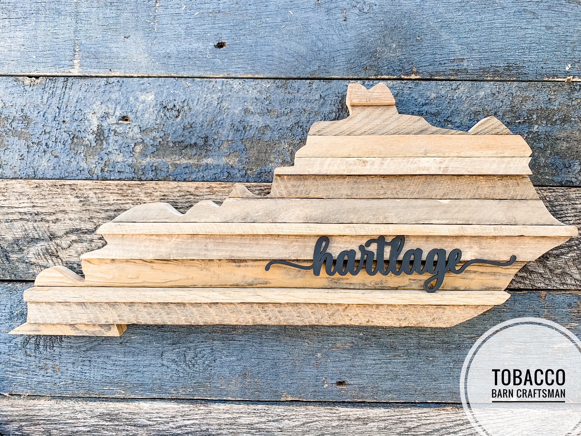 Reclaimed Kentucky Wood Tobacco Stick State All 50 States - Etsy