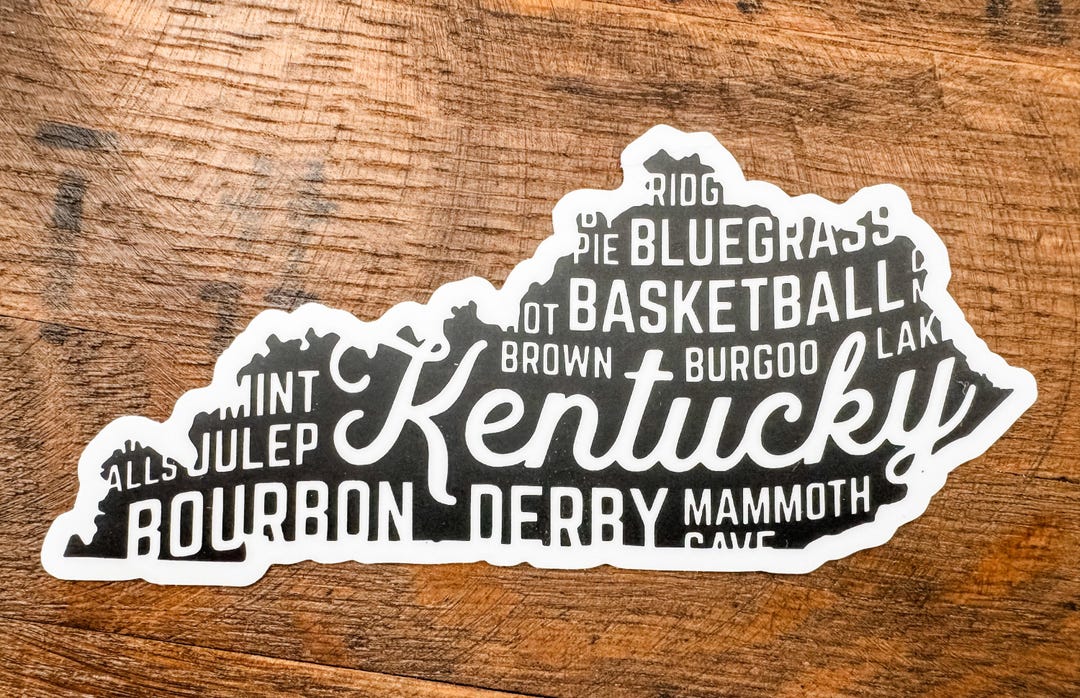 Kentucky Vinyl Sticker - Etsy