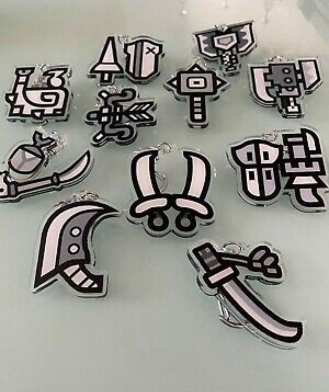 Monster Hunter Acrylic Charms - Etsy