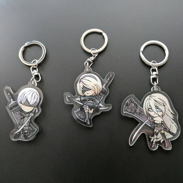 Nier Automata Keychain - Etsy