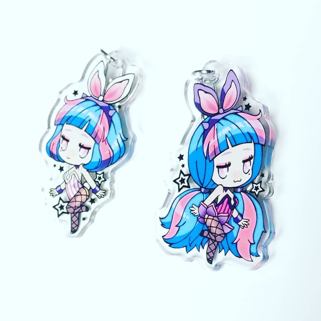 Maplestory 2 Acrylic Charms - Mint and Vanilla - Etsy
