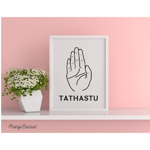 Tathastu Art Printable, Sanskrit Blessing Minimalist Indian Southasian ...
