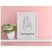 Tathastu Art Printable, Sanskrit Blessing Minimalist Indian Southasian ...