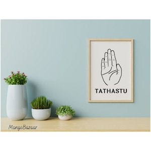Tathastu Art Printable, Sanskrit Blessing Minimalist Indian Southasian ...