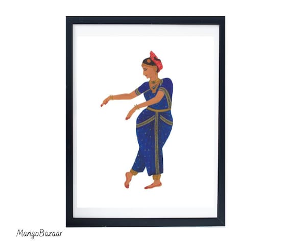 Kuchipudi Dance Drawing