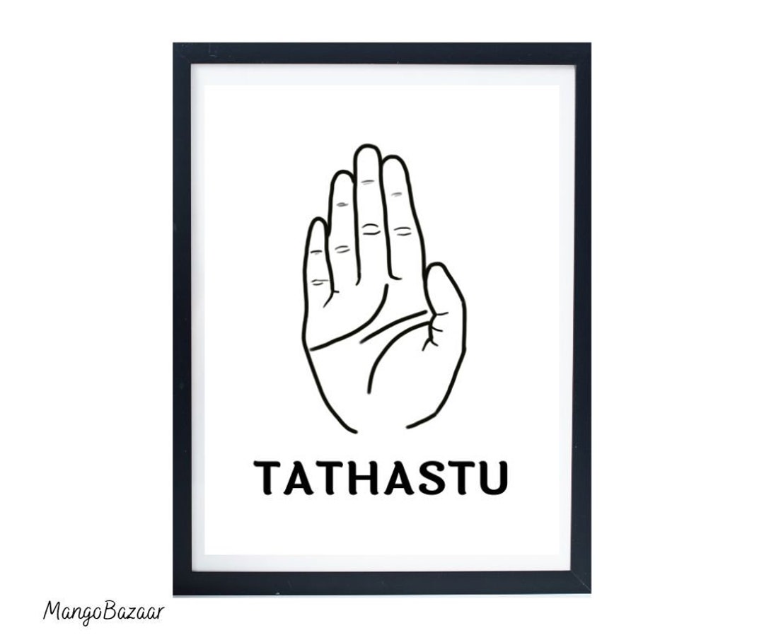 Tathastu Art Printable, Sanskrit Blessing Minimalist Indian Southasian ...