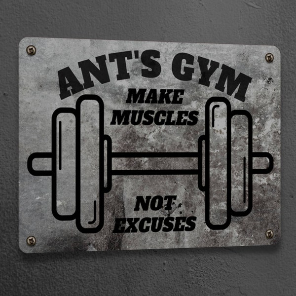 Home Gym Sign - Etsy