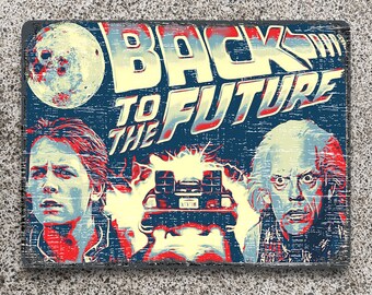 Retro Back to the Future Inspired Wood Sign - Etsy