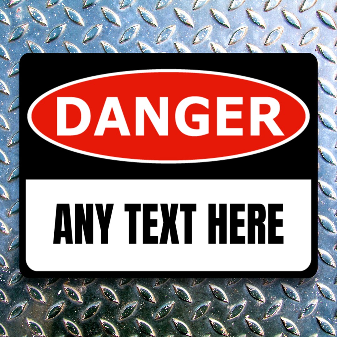 Personalised No Entry Metal Sign: Custom Man Cave Decor - Etsy UK