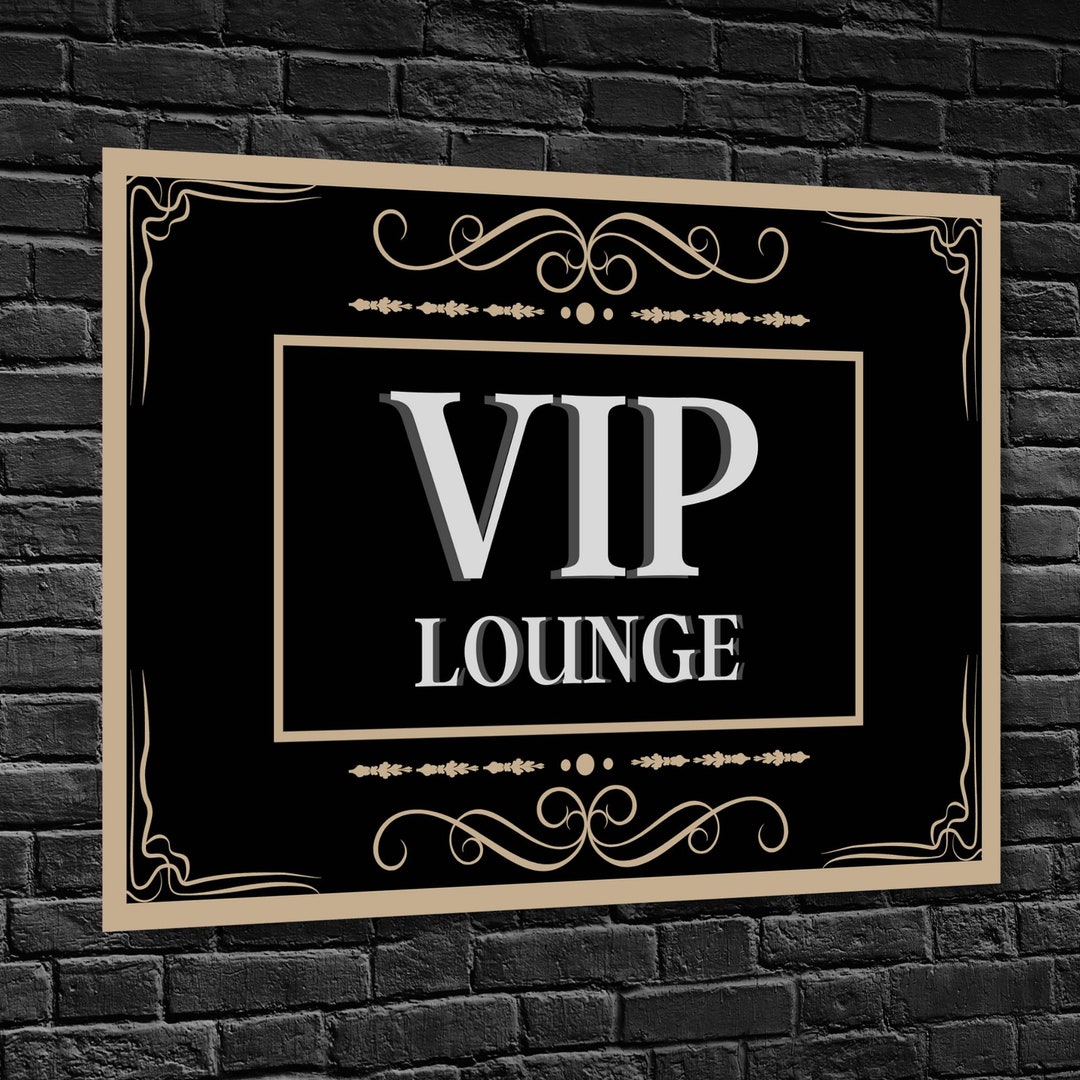VIP Door Sign for Bar, Club, Event, Home, Gaming Room, Man Cave - Etsy