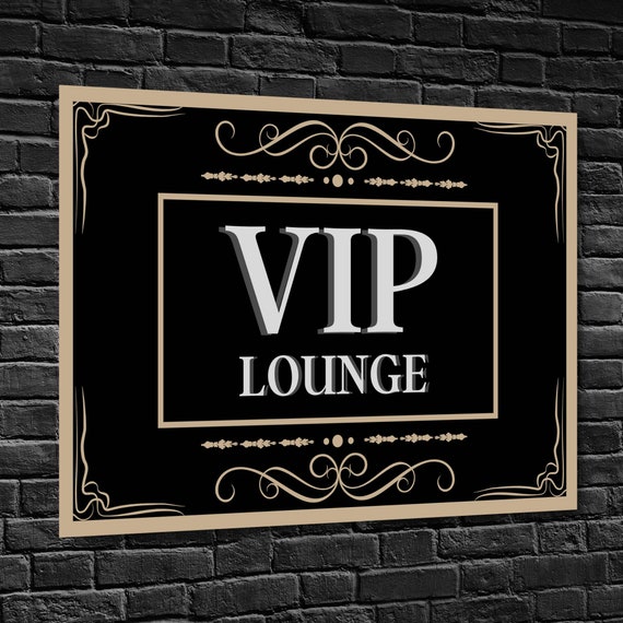 VIP Door Sign for Bar Club Event Home Gaming Room Man - Etsy