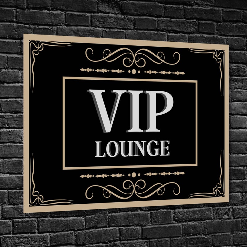 Vip Sign - Etsy