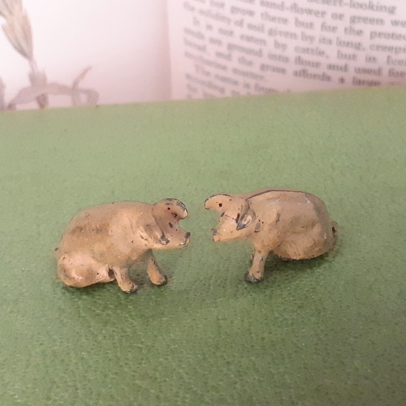 Vintage Rare Sleeping Pig and Piglets Johillco 1930 Hollow-cast Toy - Etsy