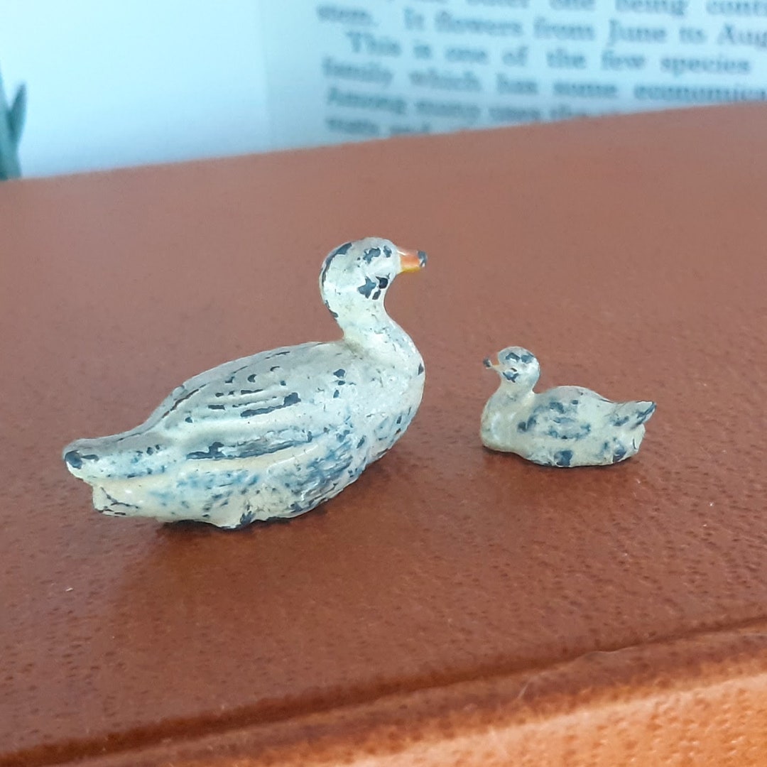 Vintage Pair Duck and Duckling - John Hill (johillco) - Etsy