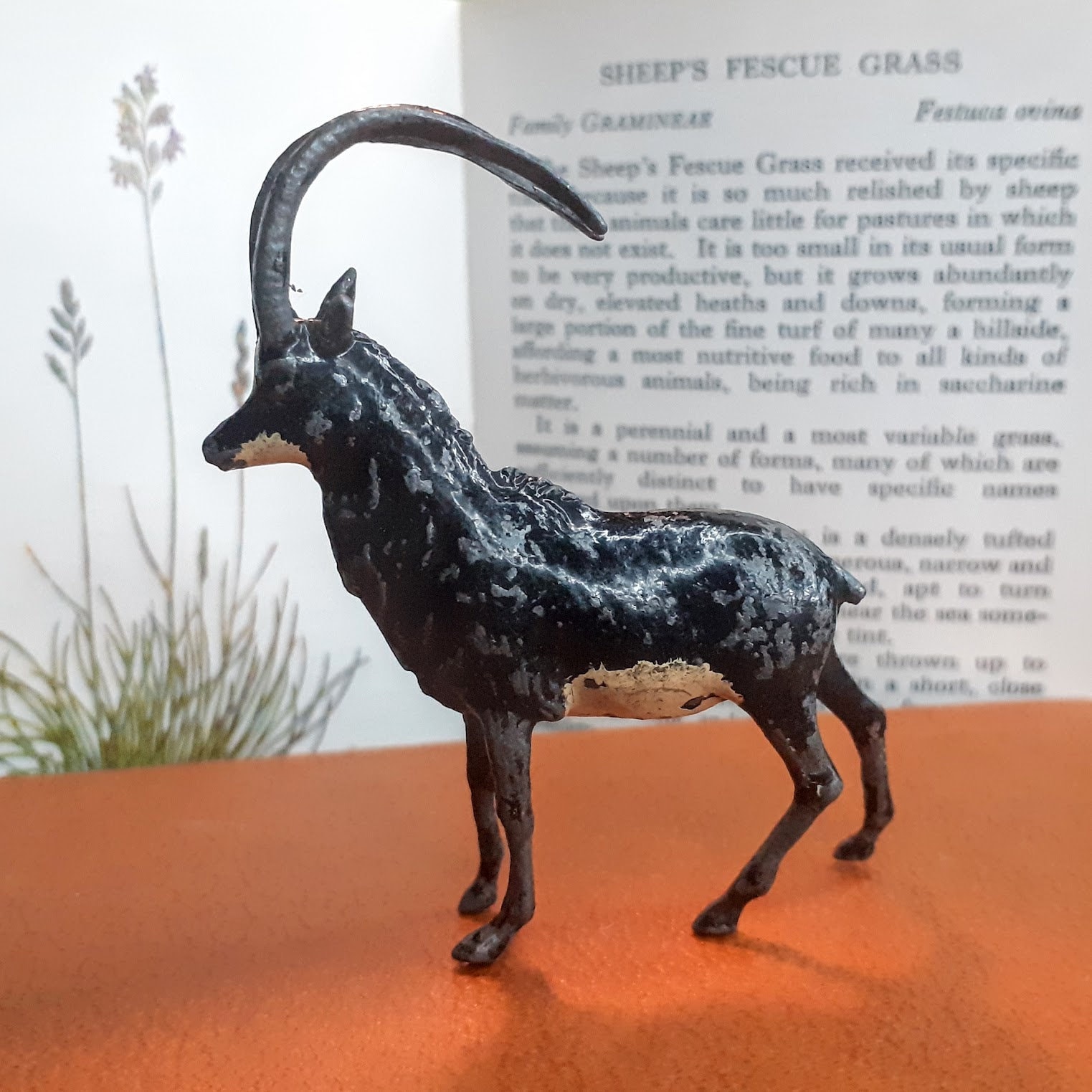 Vintage Sable Antelope Britains Zoo Cat No 945 1932 Hollow-cast Lead ...