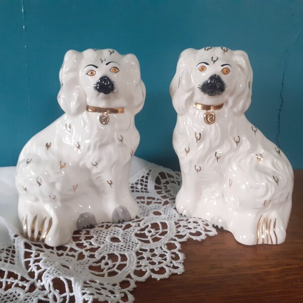 Mid-century Staffordshire 8 Wally Dogs Royal Doulton Spaniels 1378-5 - Etsy