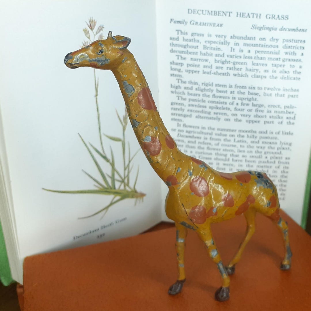 Vintage Giraffe John Hill Co (johillco) - Hollow-cast Lead Toy (1935 ...