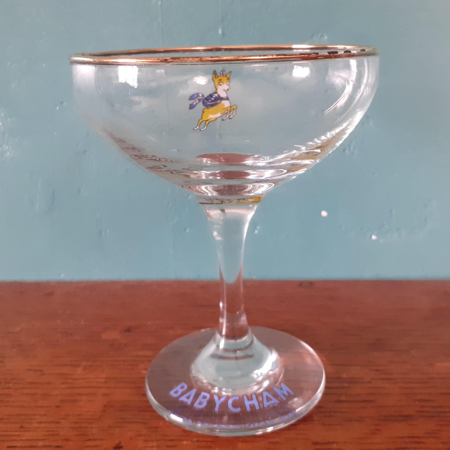 Vintage 70s Babycham Glasses set of 5 - Etsy