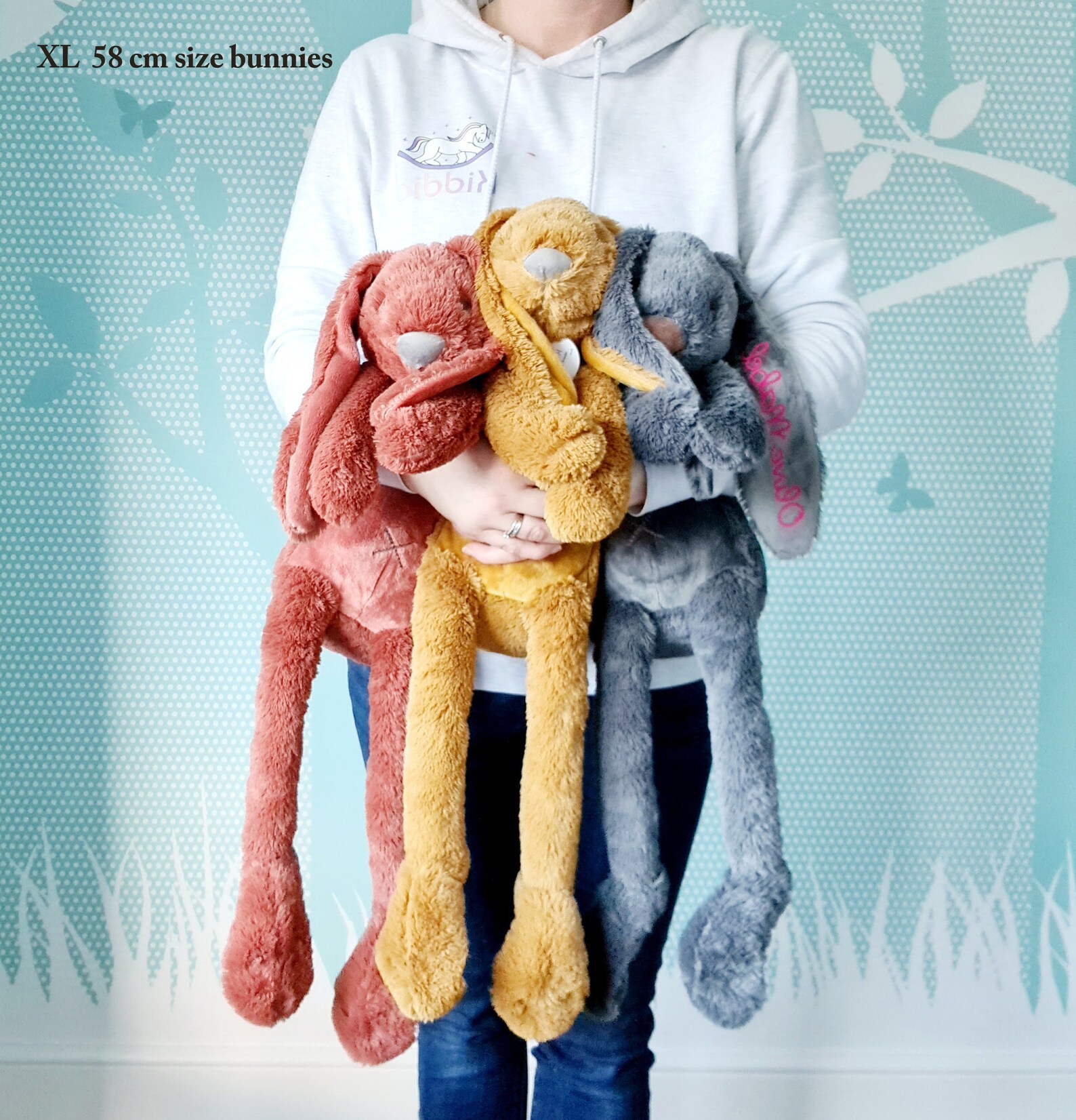 Personalized Bunny Rabbit Soft Toy Baby Shower Gift Kids - Etsy