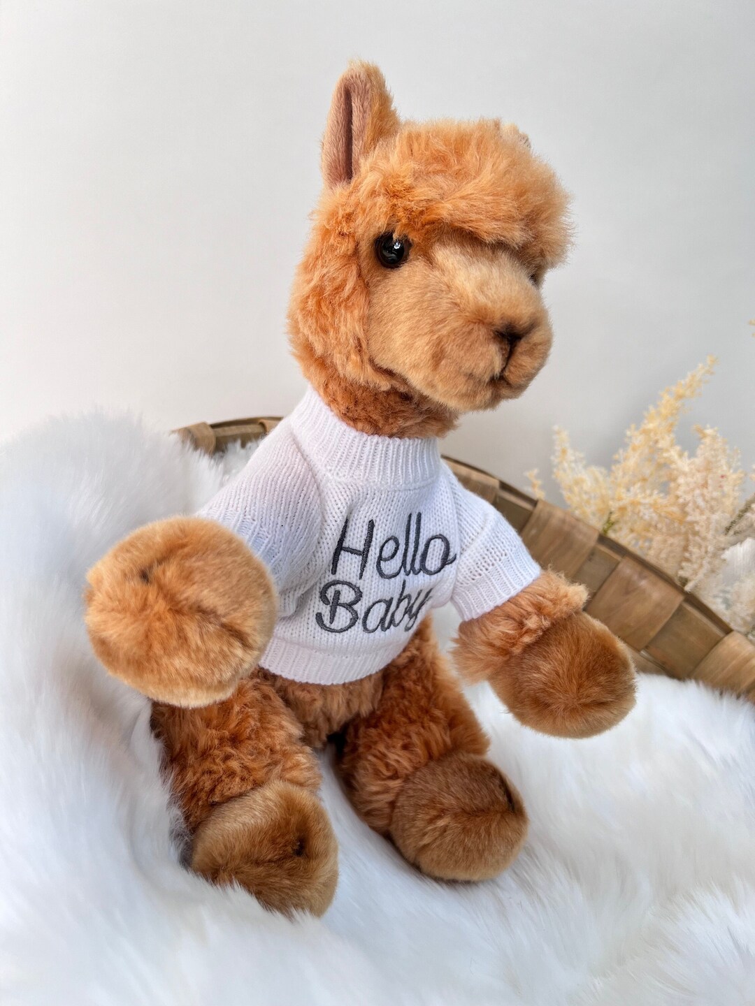 Personalised Alpaca Soft Toy, Alpaca Plushie, Alpaca Gift, Alpaca ...