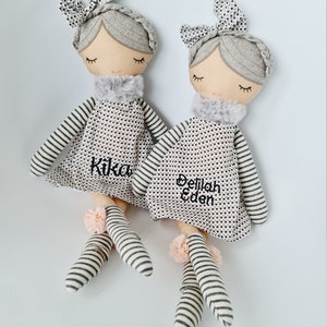 Personalized Rag Doll , Cloth Doll , Custom Gift for Girl , Handmade ...