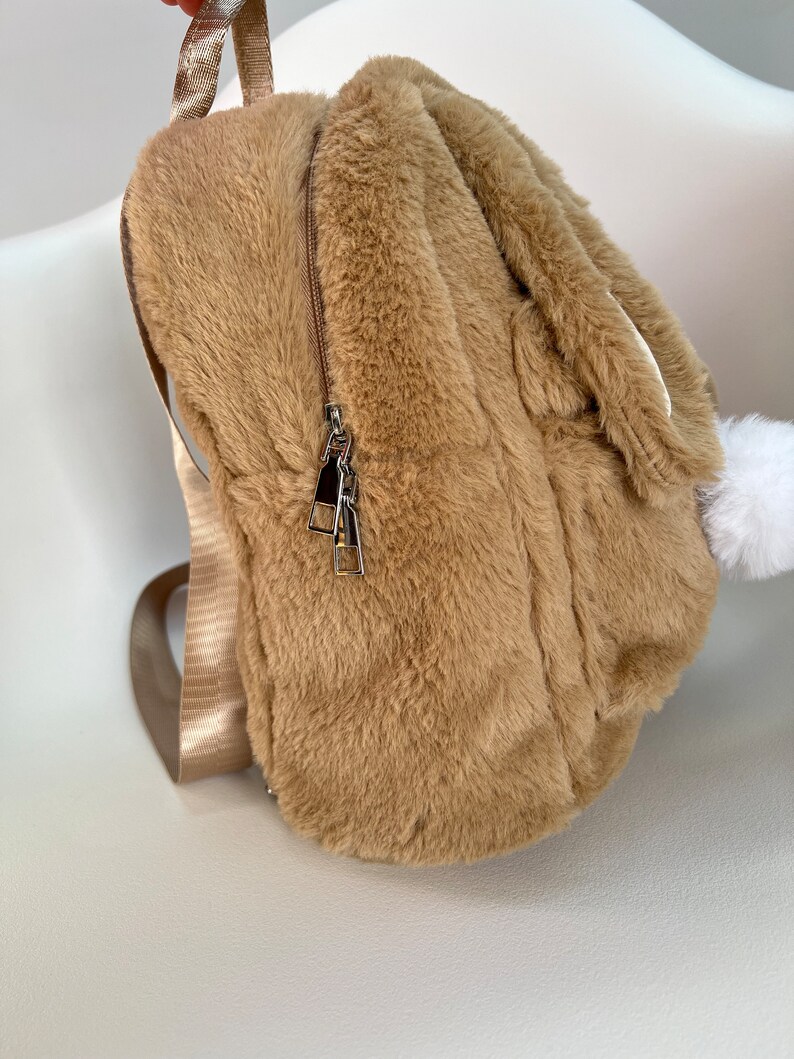 Personalised Bunny Plush Backpack Custom Bunny Bag Kids - Etsy