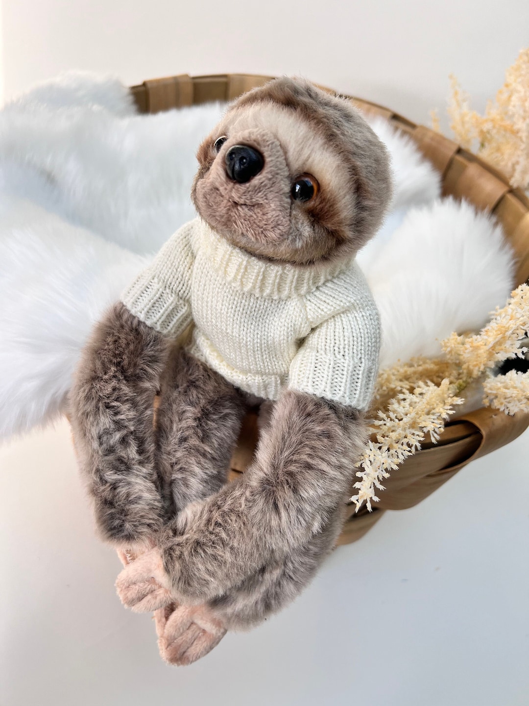 Personalized Sloth, Hanging Sloth Soft Toy, Sloth Gift, Custom ...