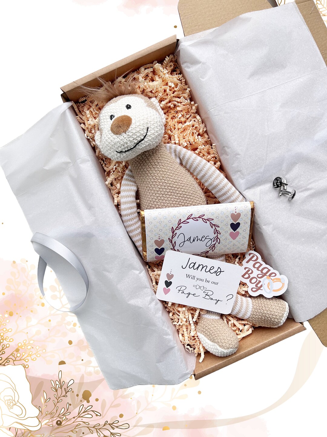 Page Boy Proposal , Ring Bearer Custom Gift, Page Boy Personalised Gift ...