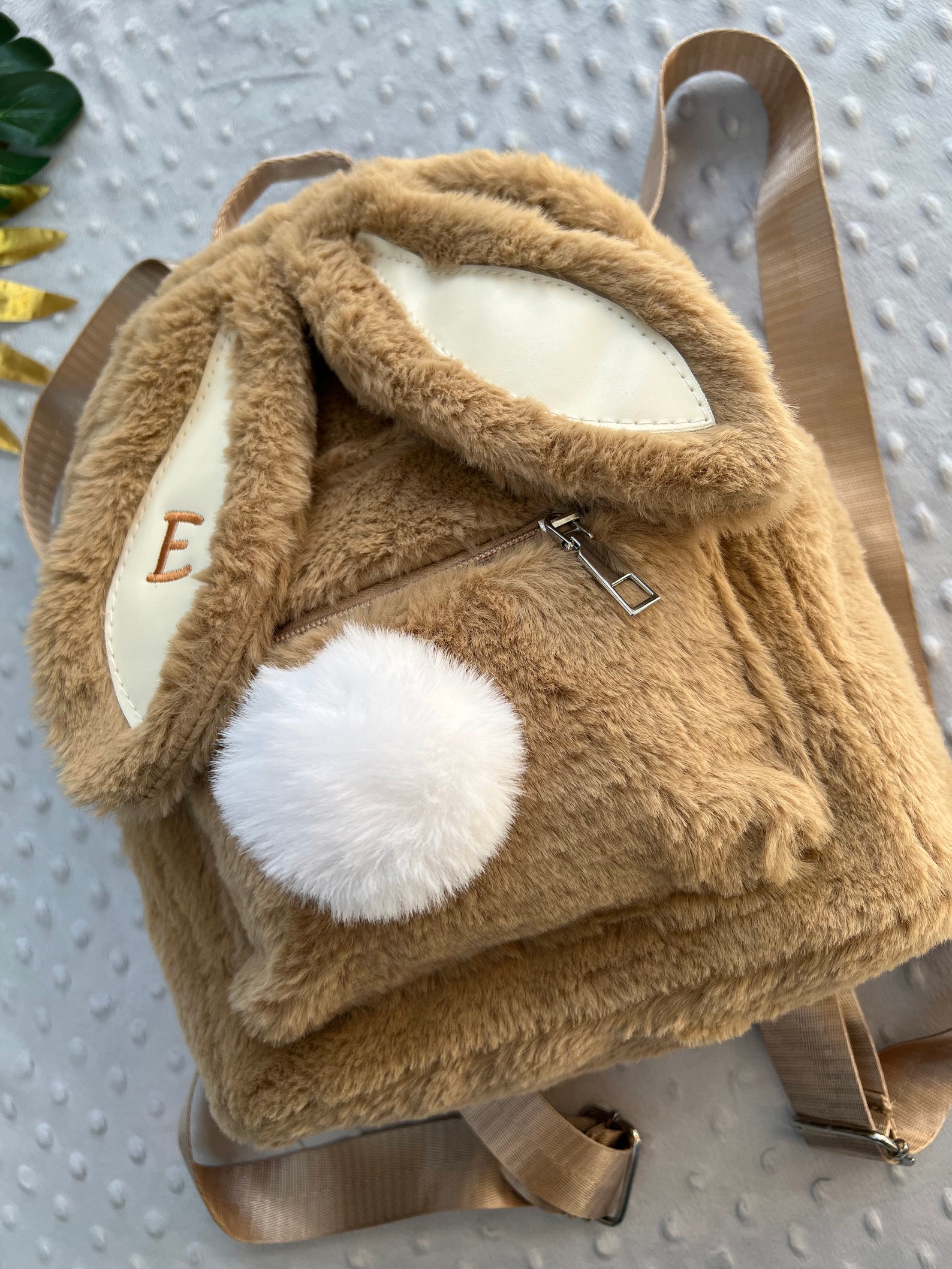 Personalised Bunny Plush Backpack Custom Bunny Bag Kids - Etsy