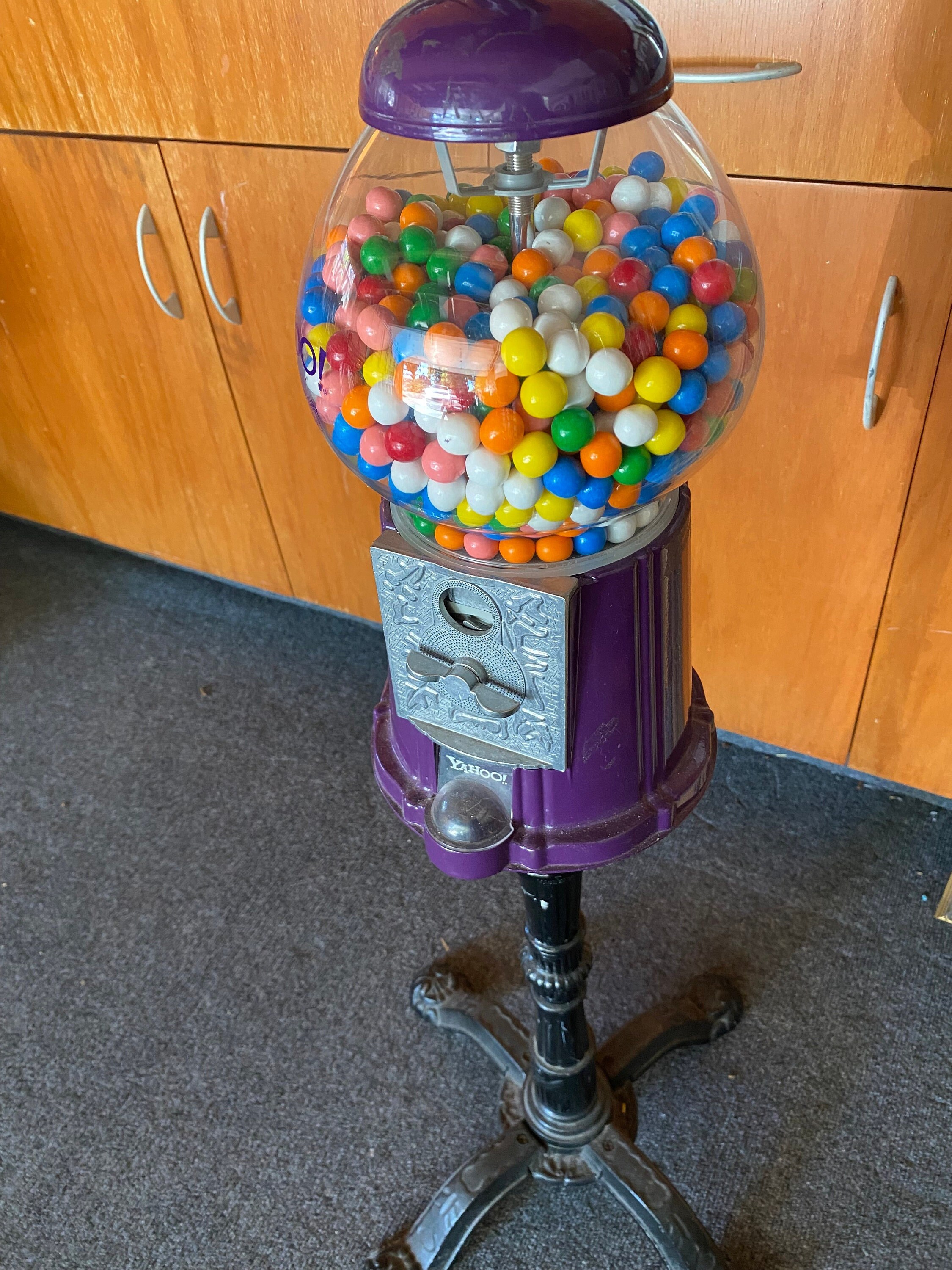 Purple and Black Gumball Machine With Stand | Etsy Canada