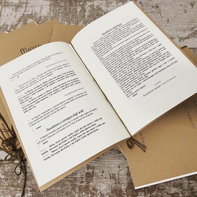 Mass Booklet - Etsy UK