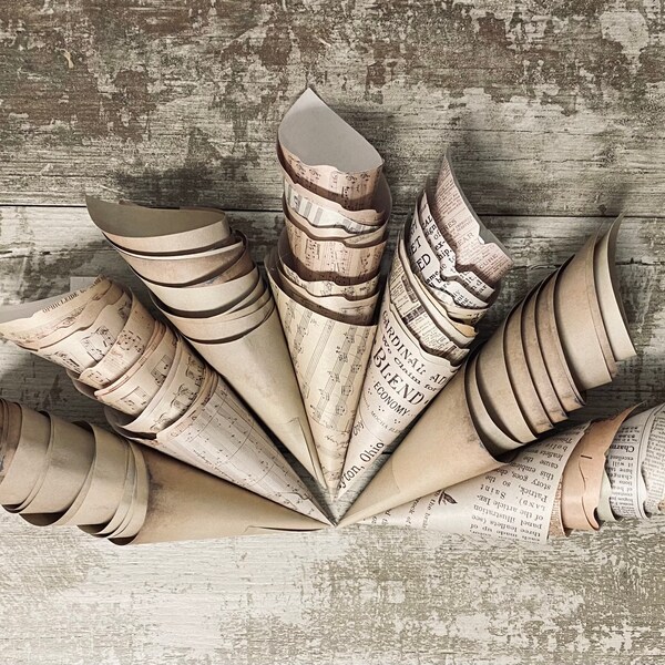 Vintage Style Cone - Etsy