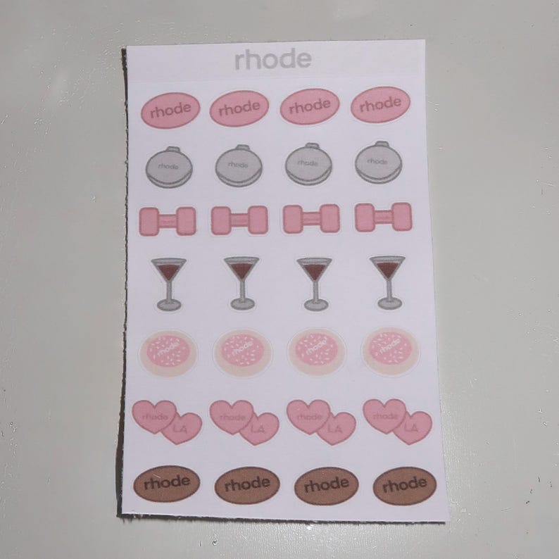 Hailey Bieber Rhode Glossier Strawberry Cinnamon Ribbon Makeup Skincare ...