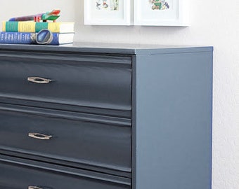 Steel blue decor | Etsy