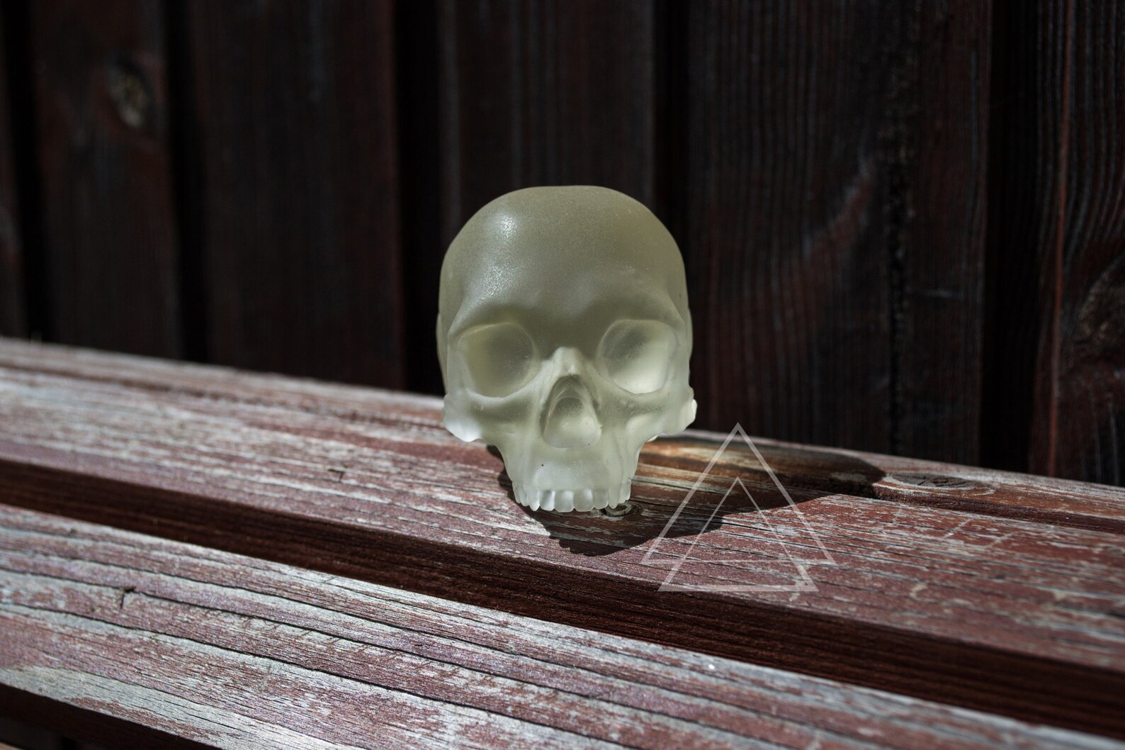 Translucent Faux Human skull acrylic gypsum / Gothic | Etsy