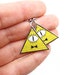Bill Cipher Earrings Polymer Clay Bill Cipher Gravity Falls - Etsy