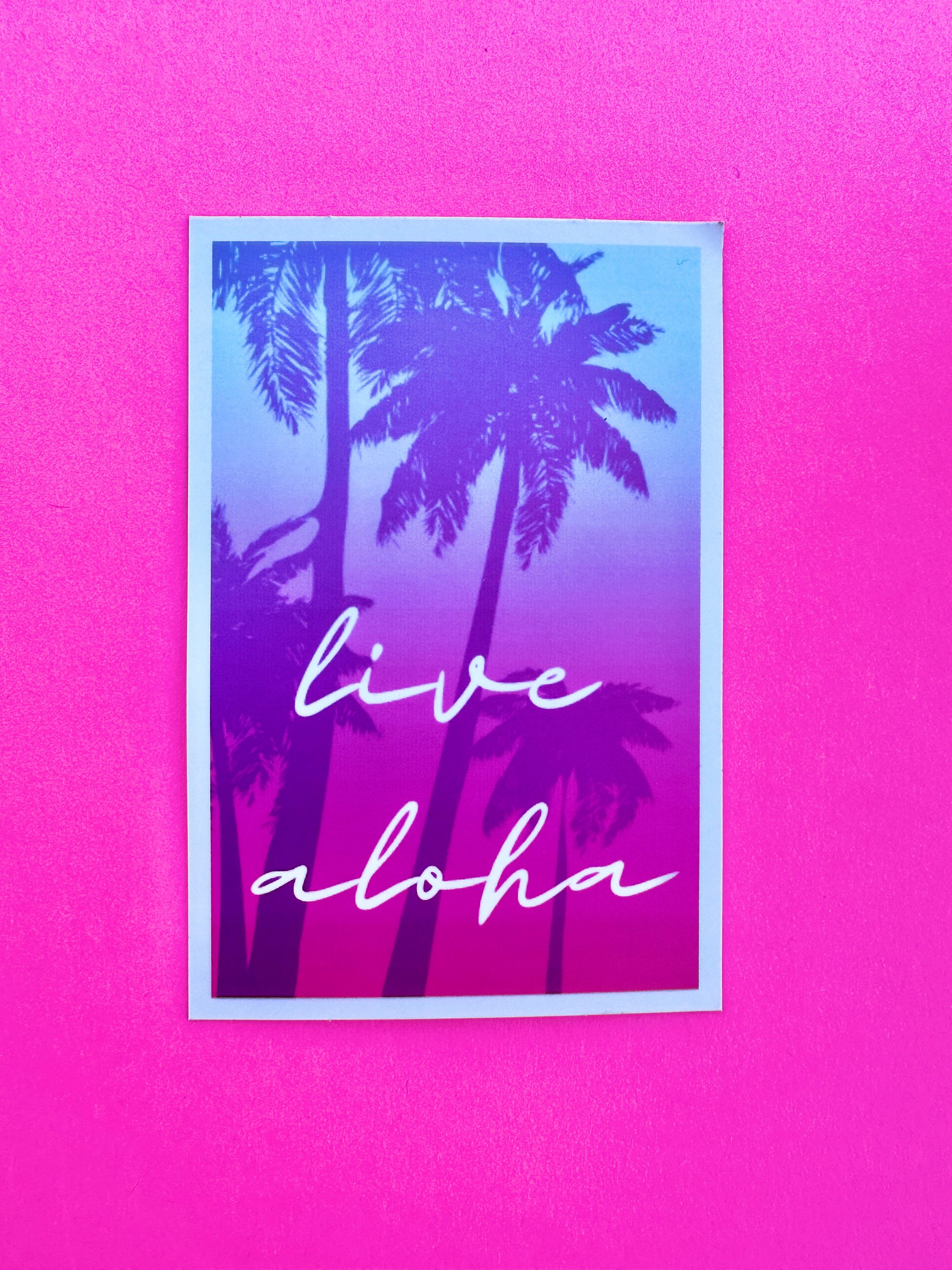 LIVE ALOHA DECAL - Etsy