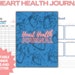 Heart Health Journal, Printable Heart Health Planner, Heart Healthy ...