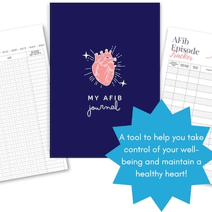 Afib & Heart Health Journal: 6-month Episode Tracker (printable) - Etsy