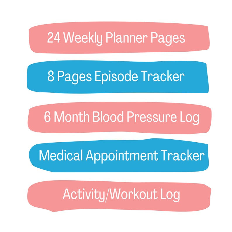 Heart Health Journal, Printable Heart Health Planner, Heart Healthy ...