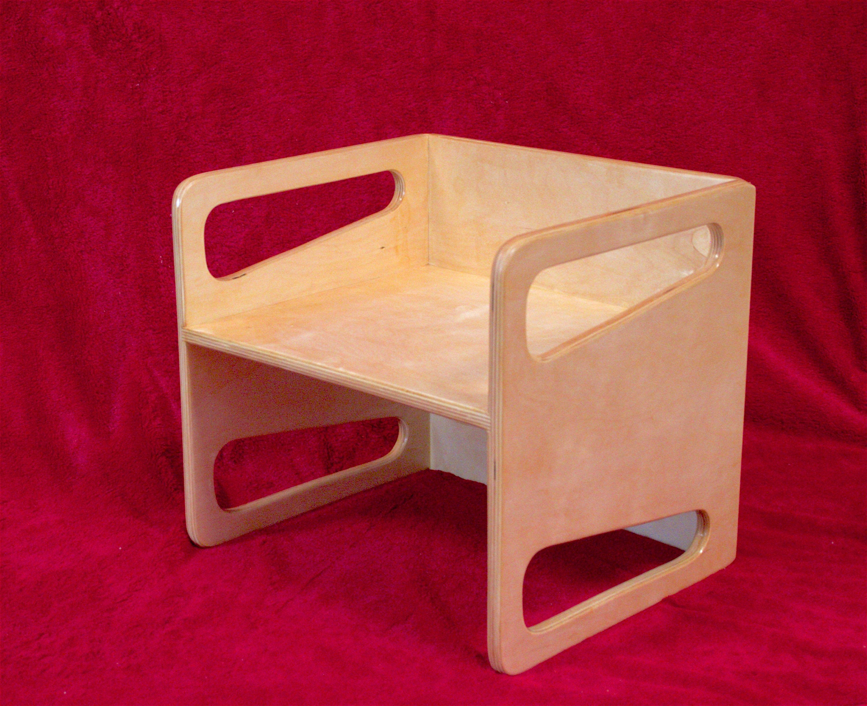 Montessori Large Cube Chair or Montessori Cube Table for | Etsy