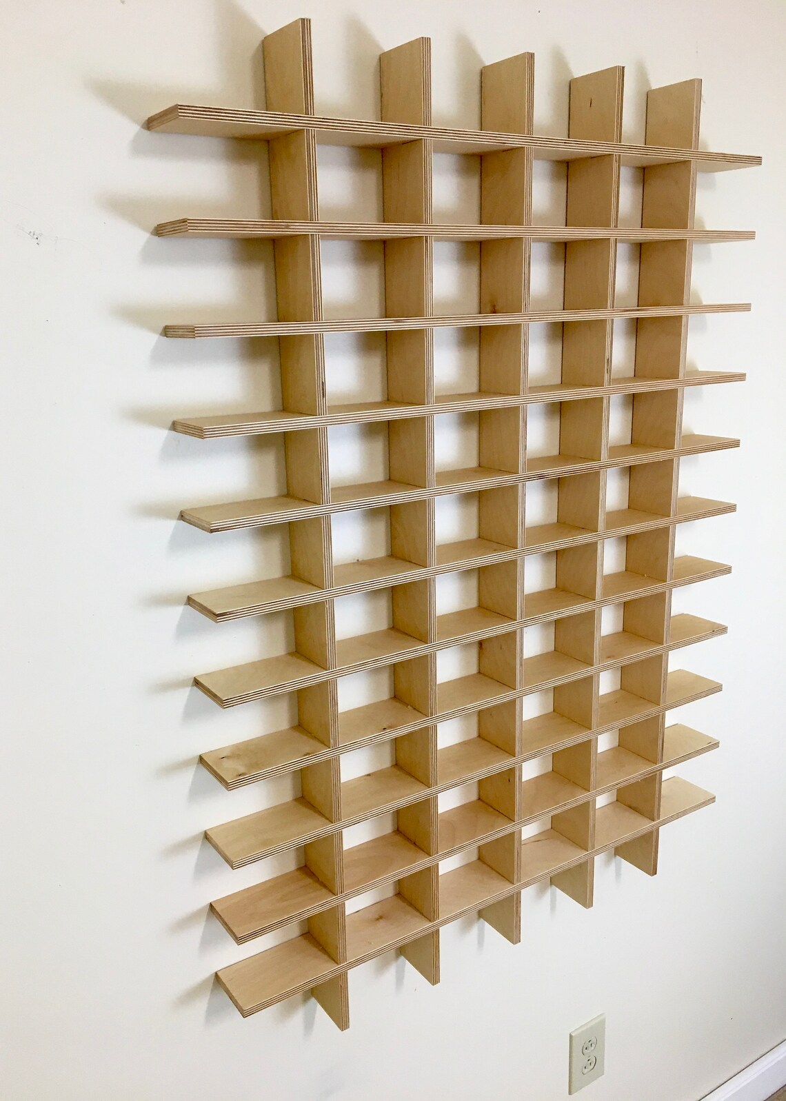 Cubby Open Display Shelf, 3ft X 4 Ft - 72 Cubby Grid for Displaying ...