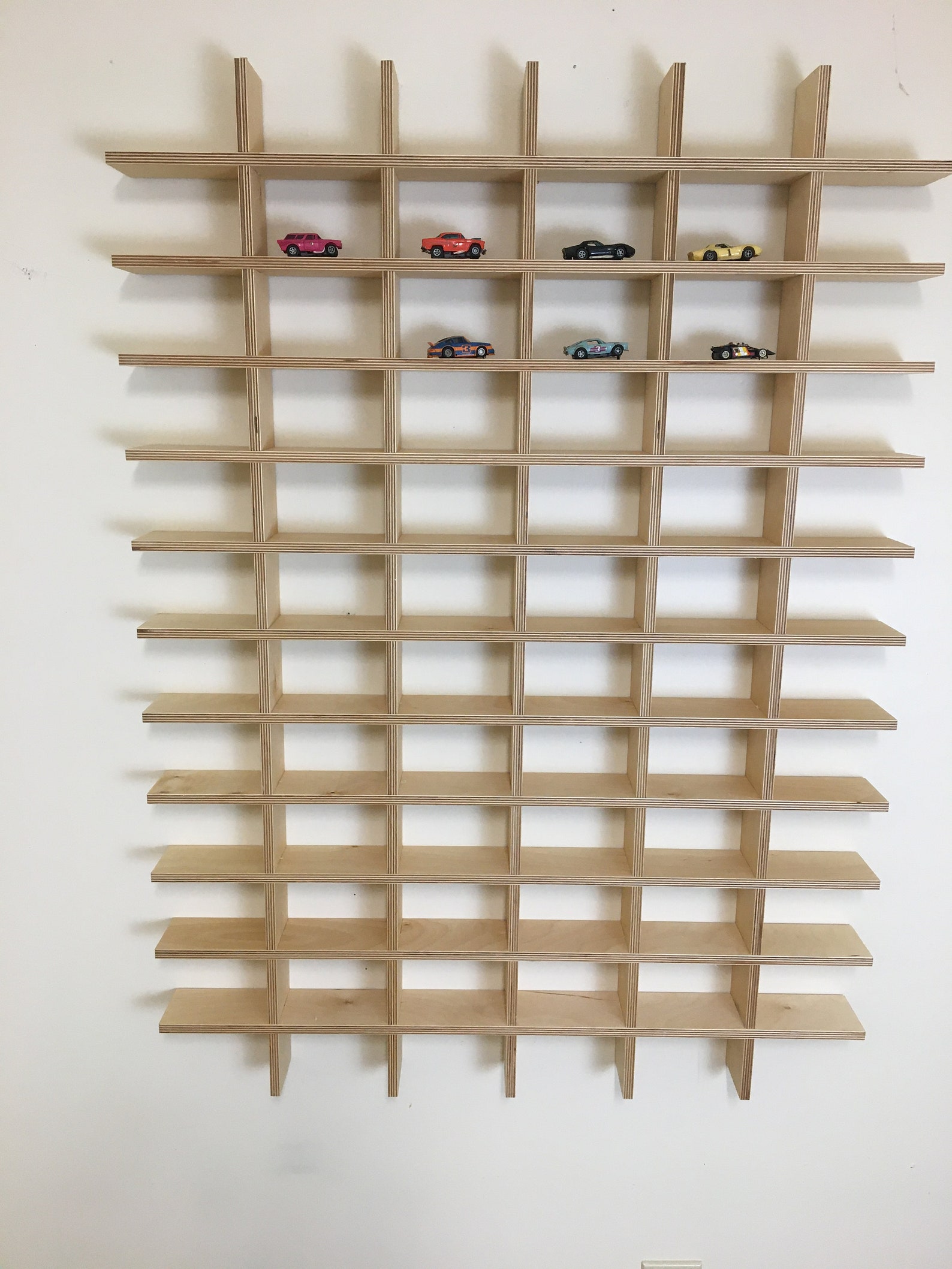 Cubby Open Display Shelf, 3ft X 4 Ft - 72 Cubby Grid for Displaying ...
