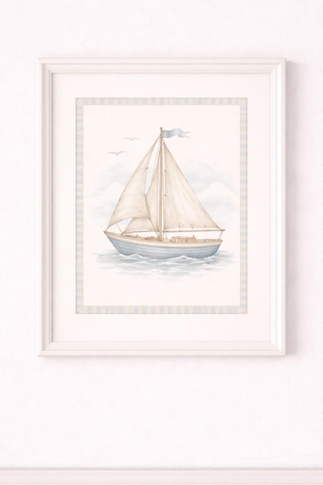 Vintage Sailing Boat Print | Heritage Nursery Art (digital Download) - Etsy