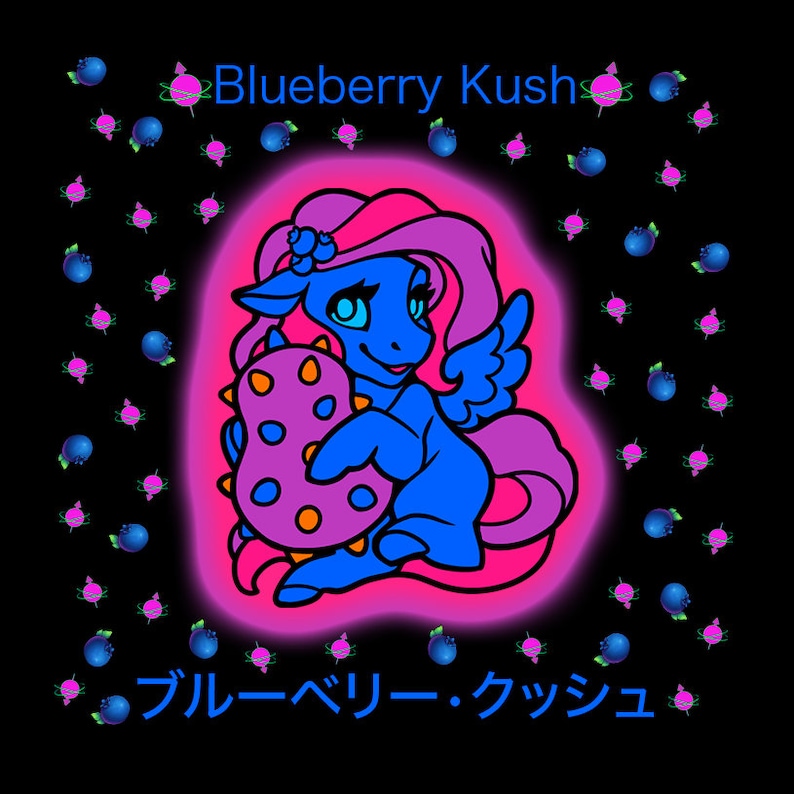 Blueberry Pony Pin - Etsy