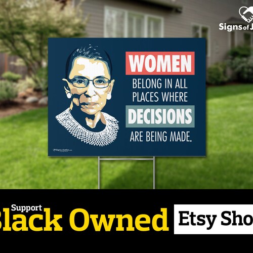 Reproductive Rights Yard Sign // 2-sided // Women's Rights - Etsy