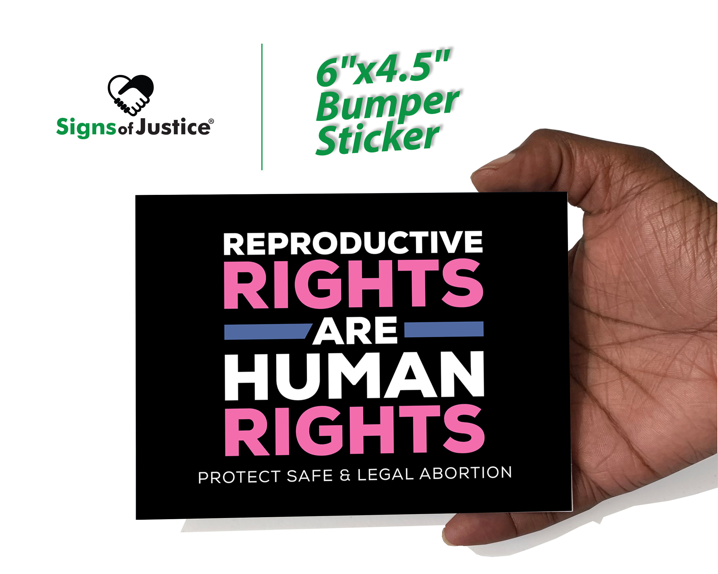 Reproductive Rights Bumper Sticker // 6x4.5 // Protective - Etsy