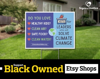 Climate Change Sign | Etsy