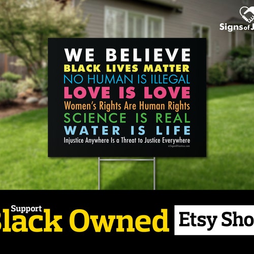 Equal Rights Pride Yard Sign LGBTQ Support Lawn Sign - Etsy