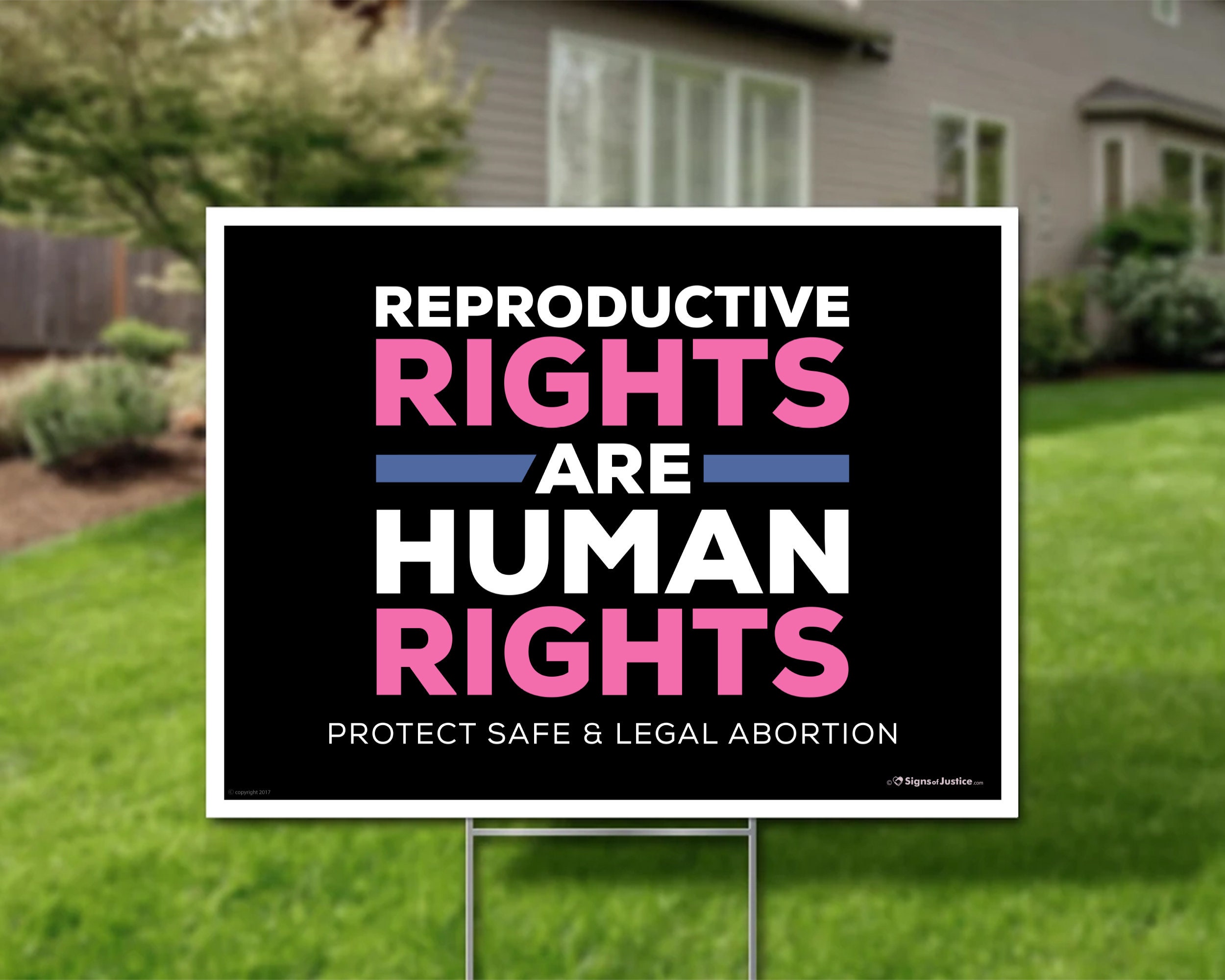 Reproductive Rights Yard Sign // 2-sided // Women's Rights - Etsy